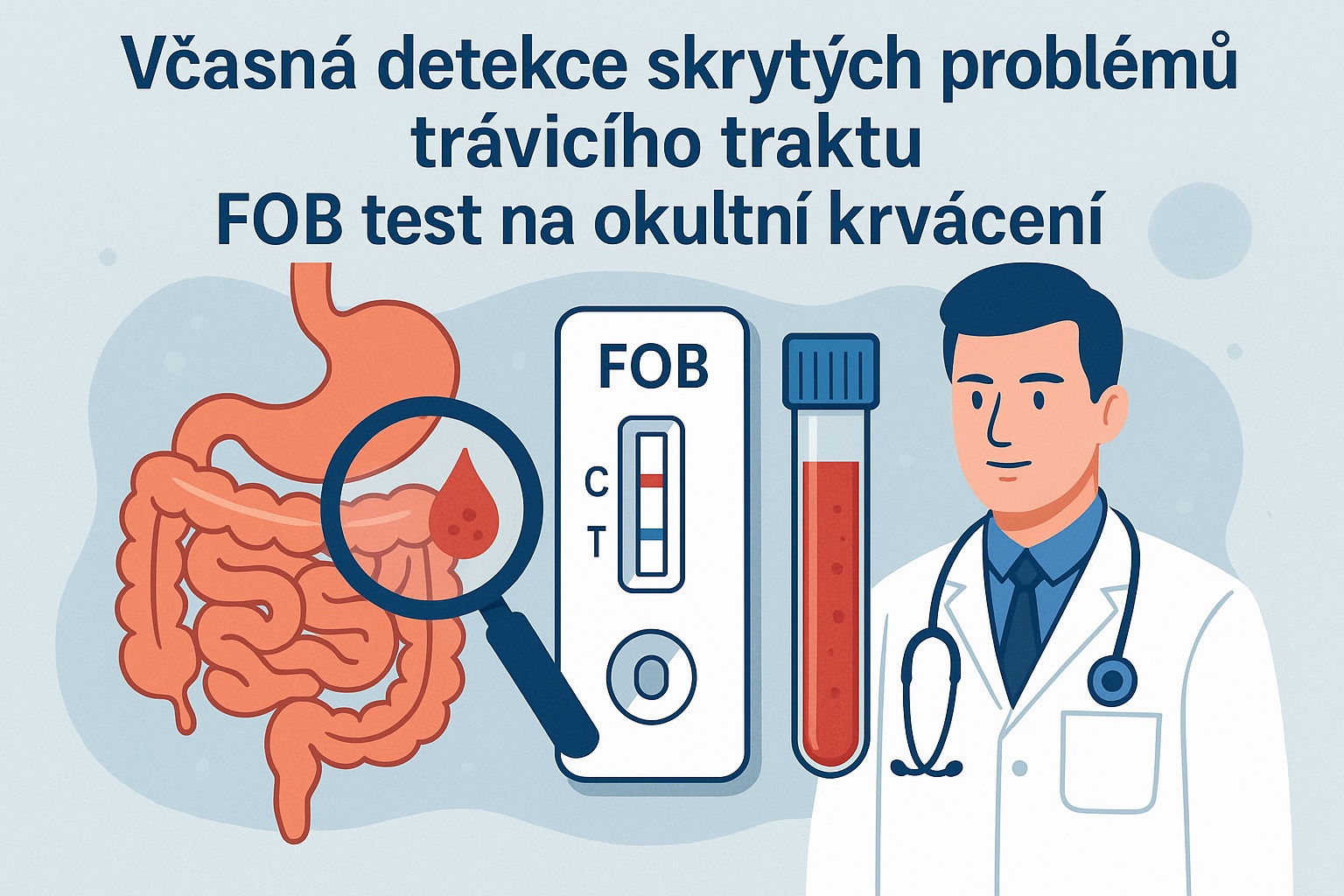 Včasná detekce skrytých problémů trávicího traktu - FOB test na okultní ...